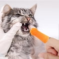 Silicone Pet Finger Toothbrush for Dogs Cats, Gentle Oral Dental Care ...