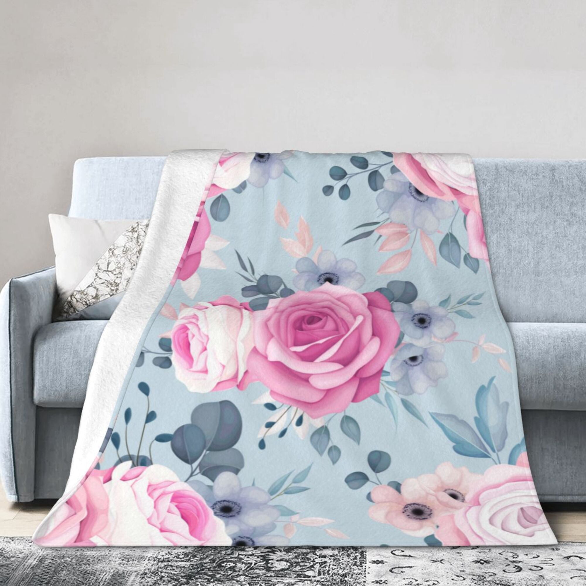 DouZhe Ultra-Soft Micro Fleece Lightweight Flannel Bed Blanket ...