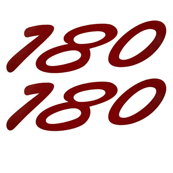 Rinker Boat Decal VS924901-02RD | 180 Red Vinyl 6 1/2 Inch (Set of 2 ...