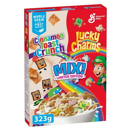 Cinnamon Toast Crunch and Lucky Charms Mix! Limited Edition Cereal ...