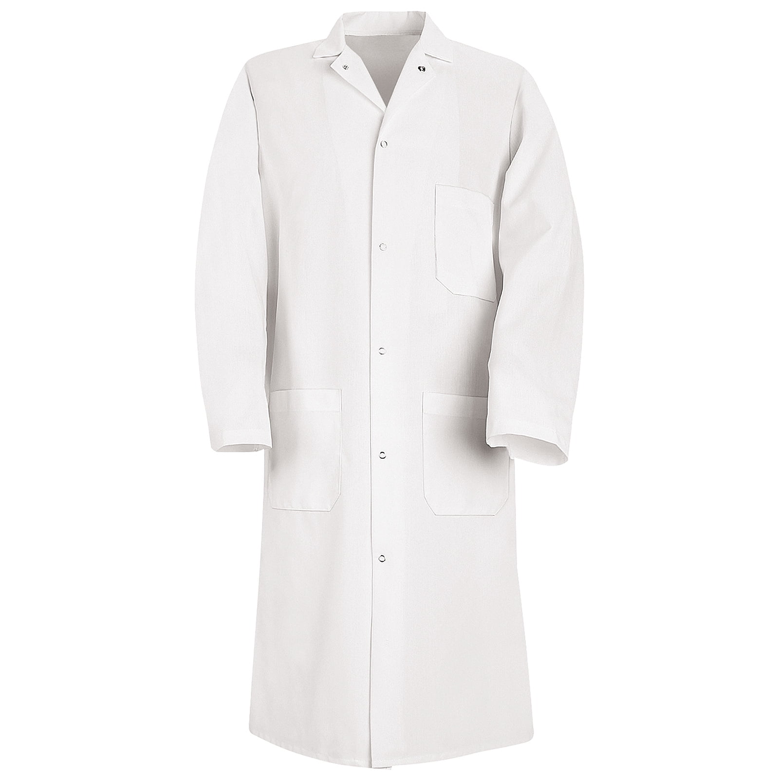 Red Kap Butcher Coat with Exterior Chest Pocket Size S Color Whites ...