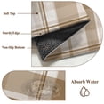 Brown Buffalo Plaid Area Rug 8x10 Washable Rug Non Slip Geometric ...
