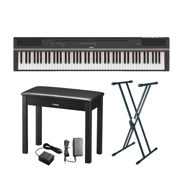 PIANO DIGITAL YAMAHA P125 PAQUETE BASE Y BANCO ORIGINAL Yamaha P125 ...