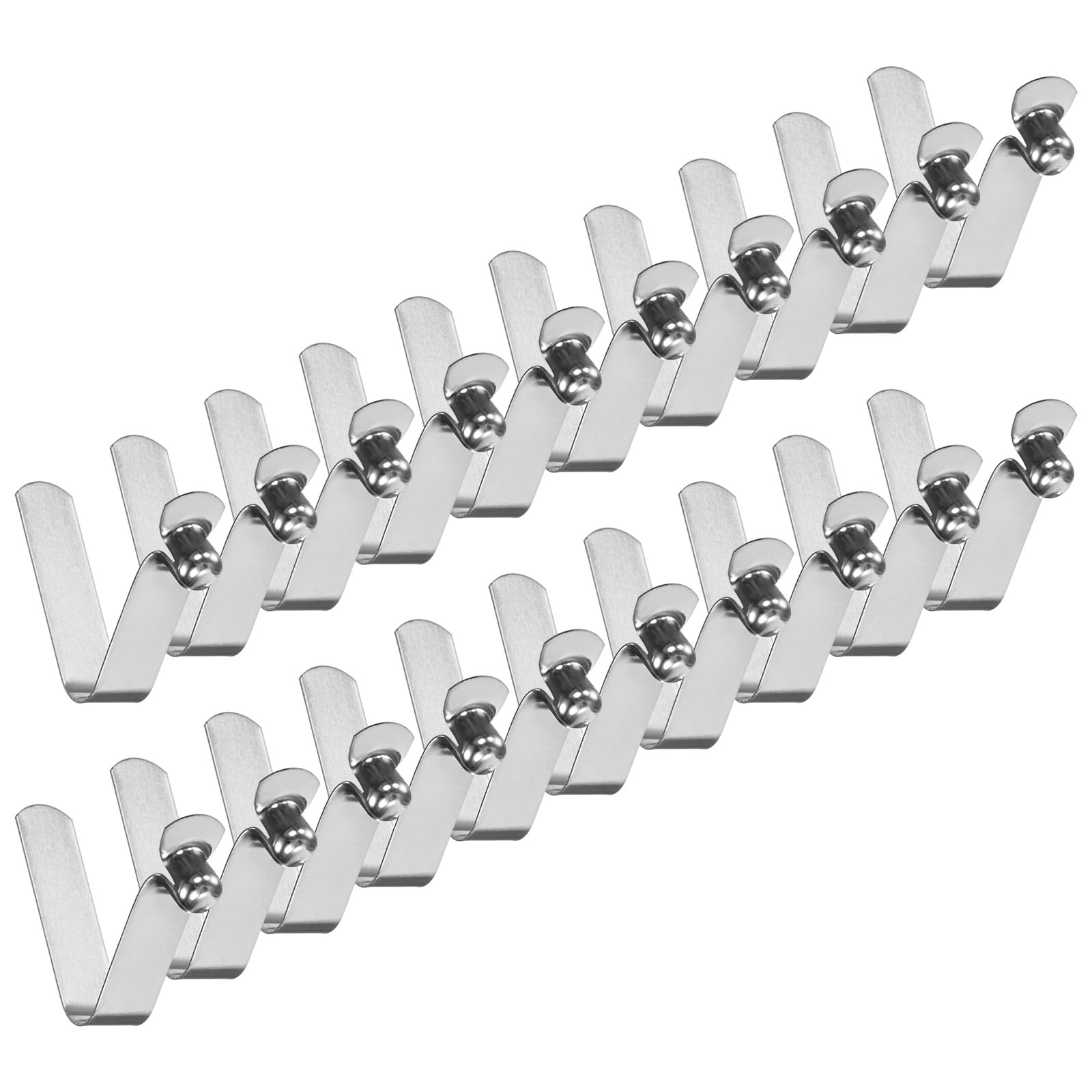 Uxcell Paquete de 20 Clips de Resorte en V de Acero de 7mmx36mm para ...