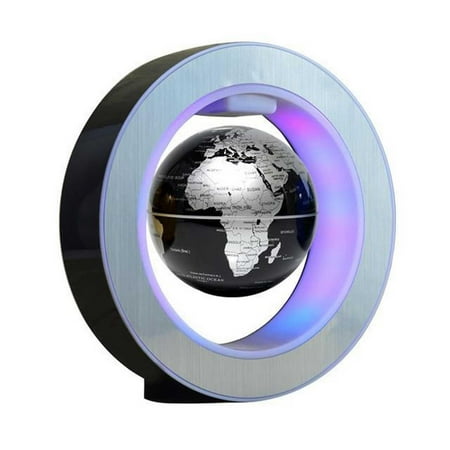 Magnetic Levitation Floating Globes Led Light Self-rotating World Map ...