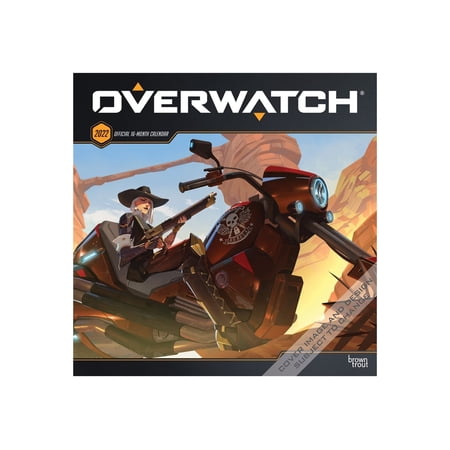 BrownTrout - 16-month calendar - wall mount - 2022 - Overwatch - month ...