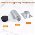 2lots Strong Aluminum Alloy Legs with Nonslip Bottom Adjustable ...