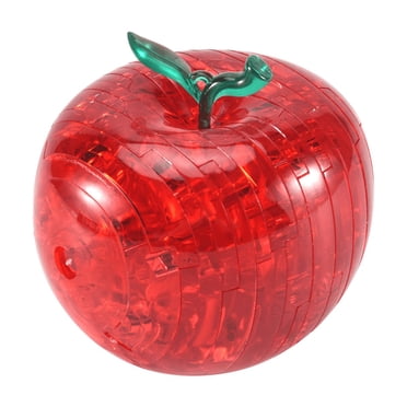 AreYouGame.com 3D Crystal Puzzle - Apple (Red) - 44 Pieces - Walmart.com