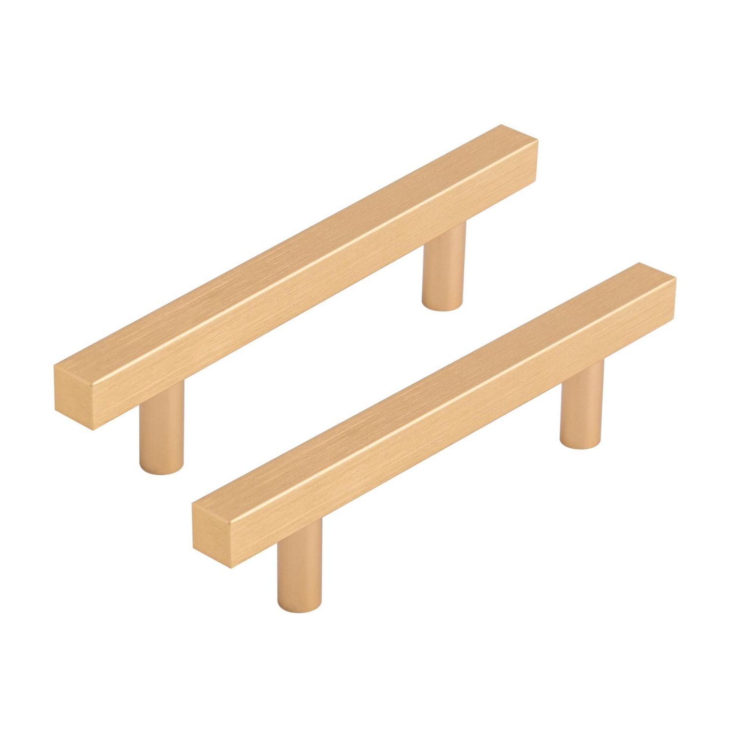 Click here for Era Square Pull Cabinet 2-Pack  Brushed Gold 5.90... prices