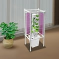 Vertical Hydroponic Grow System, 6-Tier 30-Site with 4 LED Lights ...