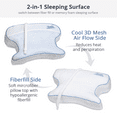 Contour CPAPMax Memory Foam Pillow, Sleep Apnea Cushion for CPAP Users, Reduce Air Leakage, 1 Ct ...