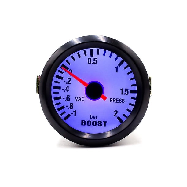 Yomi 2"52mm Mechanical 12v Car Turbo Boost Gauge -1~2bar Black Turbo ...
