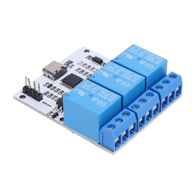 USB To Serial Relay Module, GD32F103C8T6 Microcontroller USB Relay ...