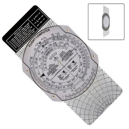 BTOER E6B Flight Computer Aviation Plotter Slide Rule For Aviation ...