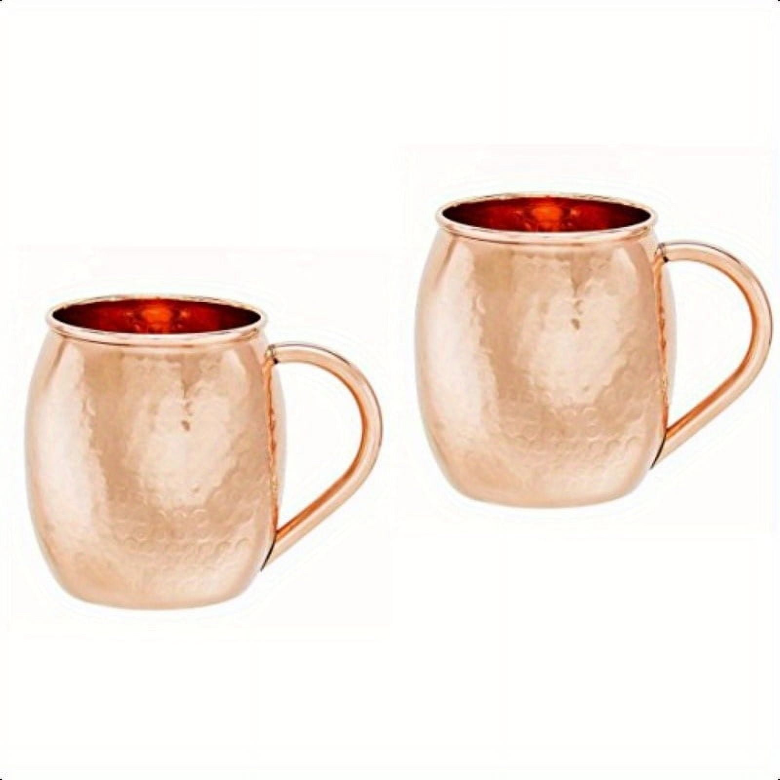 QUTETN Old Dutch Hammered Solid Moscow Mule Mug 16 oz Copper | Walmart ...