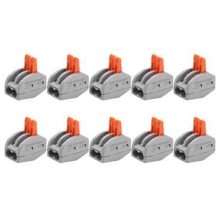 Ccdes 10Pcs Terminal Block Spring Lever Push Fit Reusable Cable Cage ...