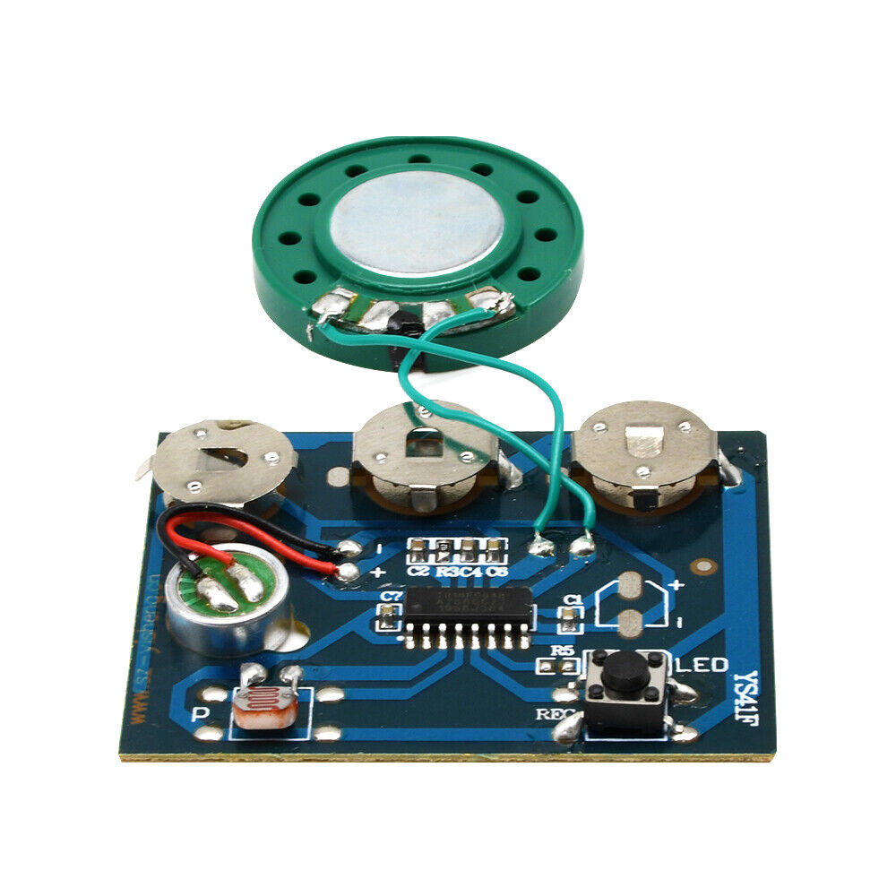 DIY 30s Greeting Card Recordable Voice Chip Music Box Sound Module ...