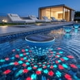 Solar Floating Pool Light with Fish Projection, 5 Adjustable Light ...