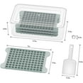 Mini Ice Cube Tray for Freezer: Nugget Ice Cube Tray with Bin - Crushed ...