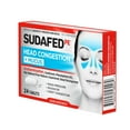 Sudafed PE Head Congestion + Mucus Non-Drowsy Relief Tablets, 24 Ct ...