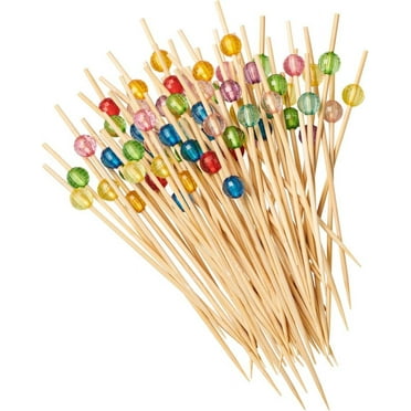 50 PCS Love Cocktail Picks- Wooden Love Cocktail Picks Toothpick ...