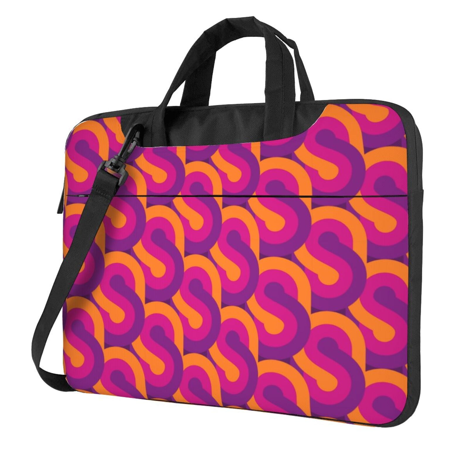 Colorful Fabric Geometric Laptop Bag, 14 inch Laptop or Tablet ...