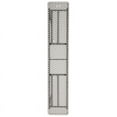 10 PACK 18'' x 96'' Granite White Plastic Folding Table - Seminar ...