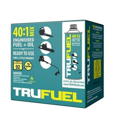 TruFuel 2-Cycle 40:1 Pre-Blended Fuel for Outdoor Power Equipment - 32 ...