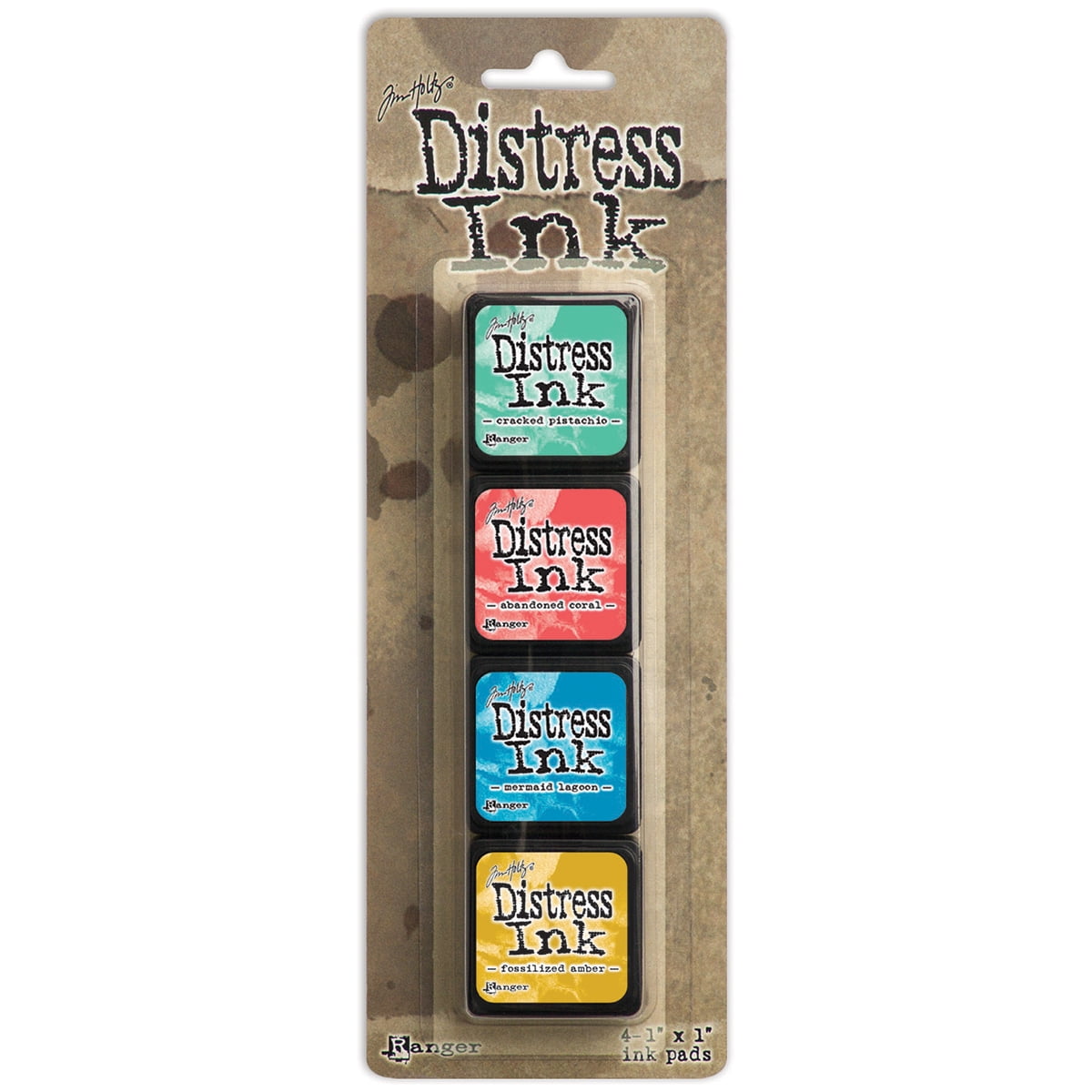 Tim Holtz Distress Mini Ink Pads 4/Pkg-Kit 13 - Walmart.com