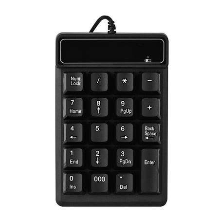 Yosoo Numeric Keypad, 1.5M / 5FT USB Wired 19 Keys Numeric Keypad ...
