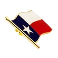 PinMart Texas US State Flag TX Button Pin - 50 Pack - Walmart.com
