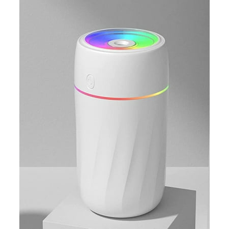 JOYWEI USB Car Humidifier, 300ml Mini Humidifier with 7 Colors LED ...