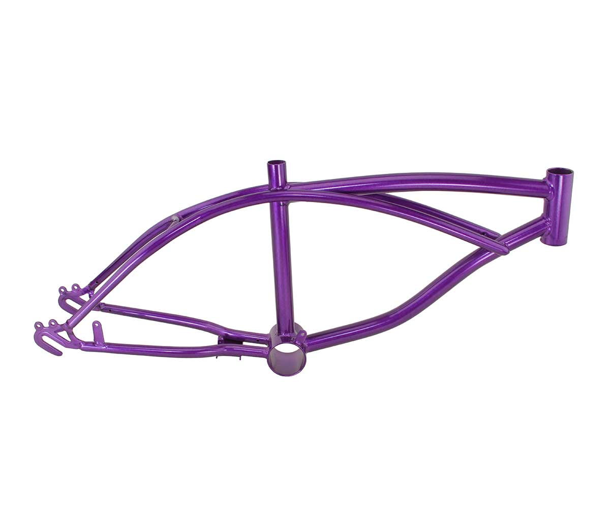 Metallic Purple 16" Lowrider Bike Frame. Lowrider Bicycle Frame ...