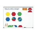 Learning Resources Giant Magnetic Pattern Blocks, Math Class ...