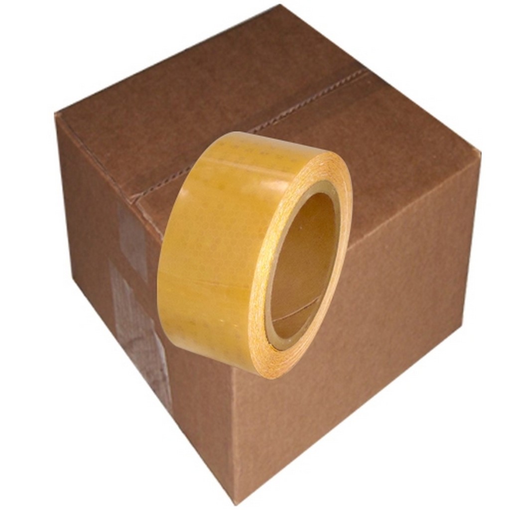 Yellow Super Bright High Intensity Reflective Tape 2" X 30 Ft Roll (12 ...