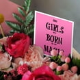 3drose, Little Girls Are Born to Be Magic, Black Text, 6 Greeting Cards ...