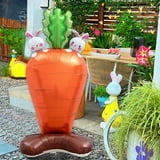 Ranliy 4 Feet Inflatable Easter Day Decoration, Blow Up Carrot With ...