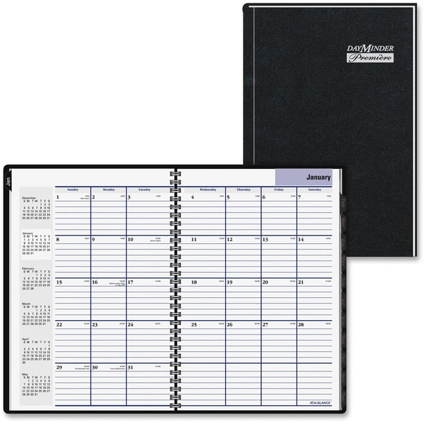 At-A-Glance DayMinder Harcover Monthly Planner - Walmart.com