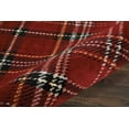Free Shipping! Pinewood Grove Red Farmhouse Plaid Area Rug, Eclectic ...