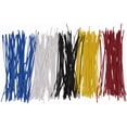 250 Piece Colorful Metallic Twist Cable Cord Wire Ties Reusable ...