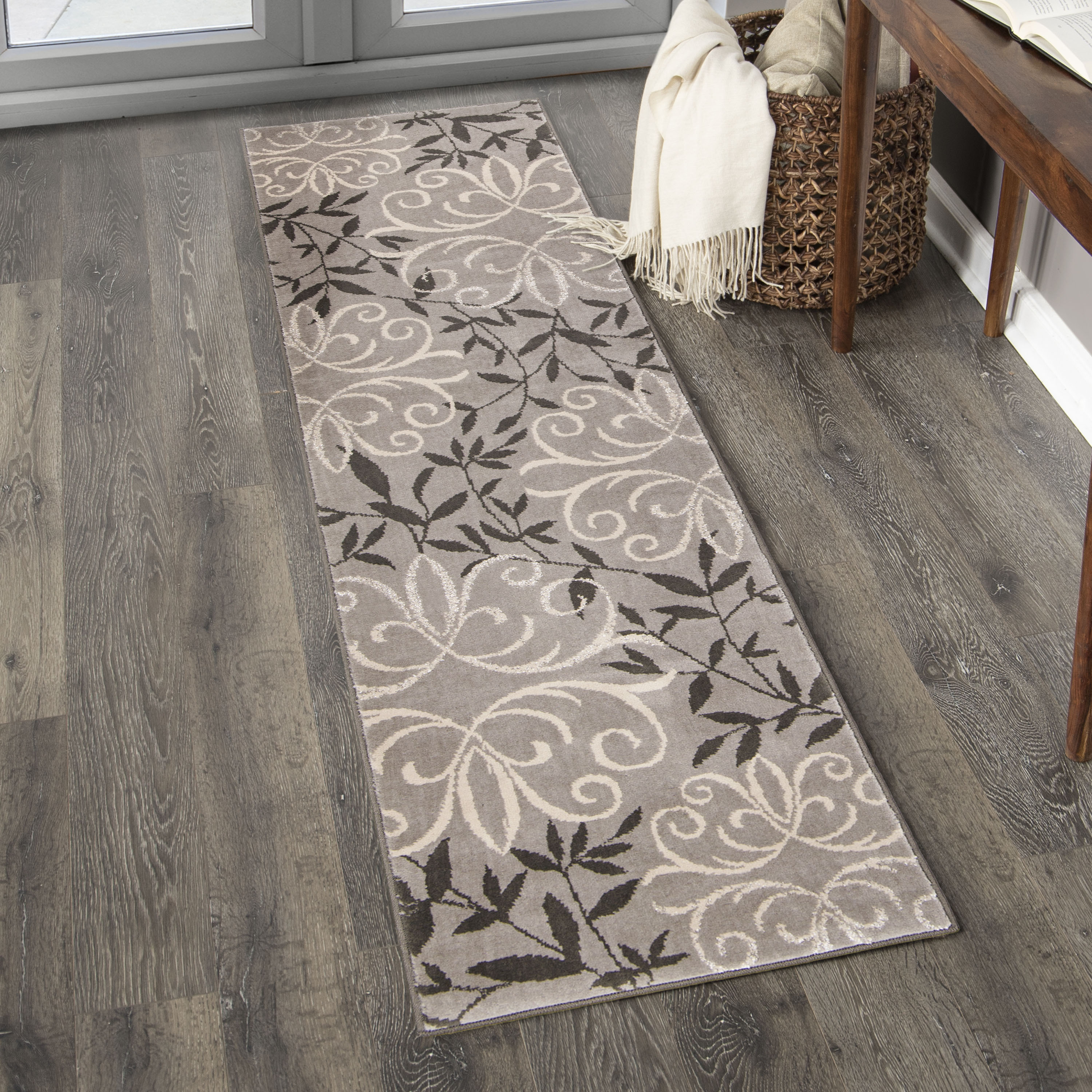 Better Homes and Gardens Iron Fleur Area Rug or Runner - Walmart.com