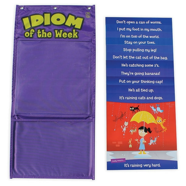 Educational Insights Idiom of The Week Pocket Chart - Walmart.com Educational Insights Idiom of The Week Pocket Chart - Walmart.com