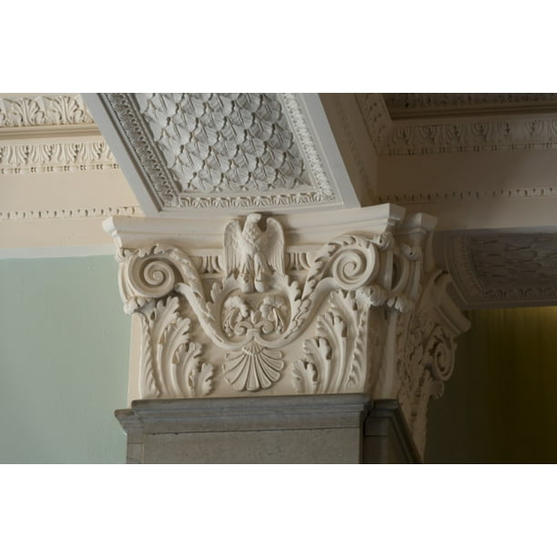 Print: Architectural Detail At The Ed Edmondson Courthouse, Also Known ...