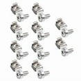 BUTTERFLY- 10Pcs Metal Nickel Plated Square Hole Cage Nuts & Screws For ...