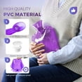 2 Packs Hot Water Bottle with Knitted Cover, Rubber Heat Bag for Hot ...