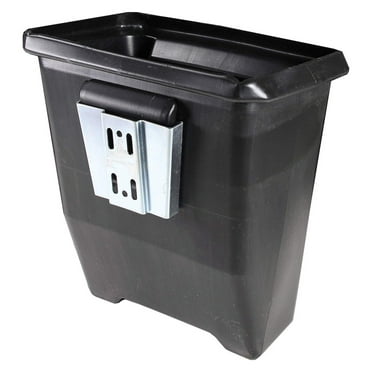 Pail With Rope Handle (Set Of 2) 15.5"H, 18"H Wood, Metal - Walmart.com