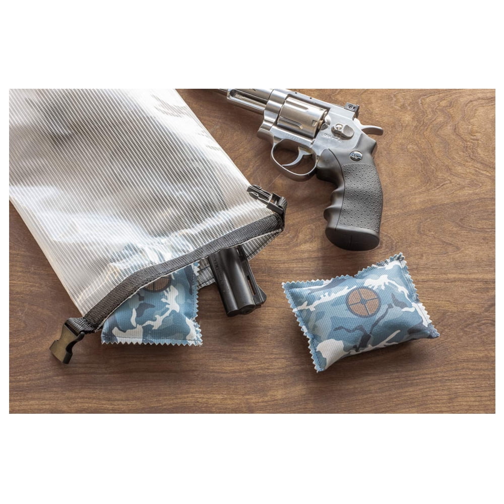 2 Dehumidifier Packs Reusable Silica Gel Safe Moisture Absorber Storage ...