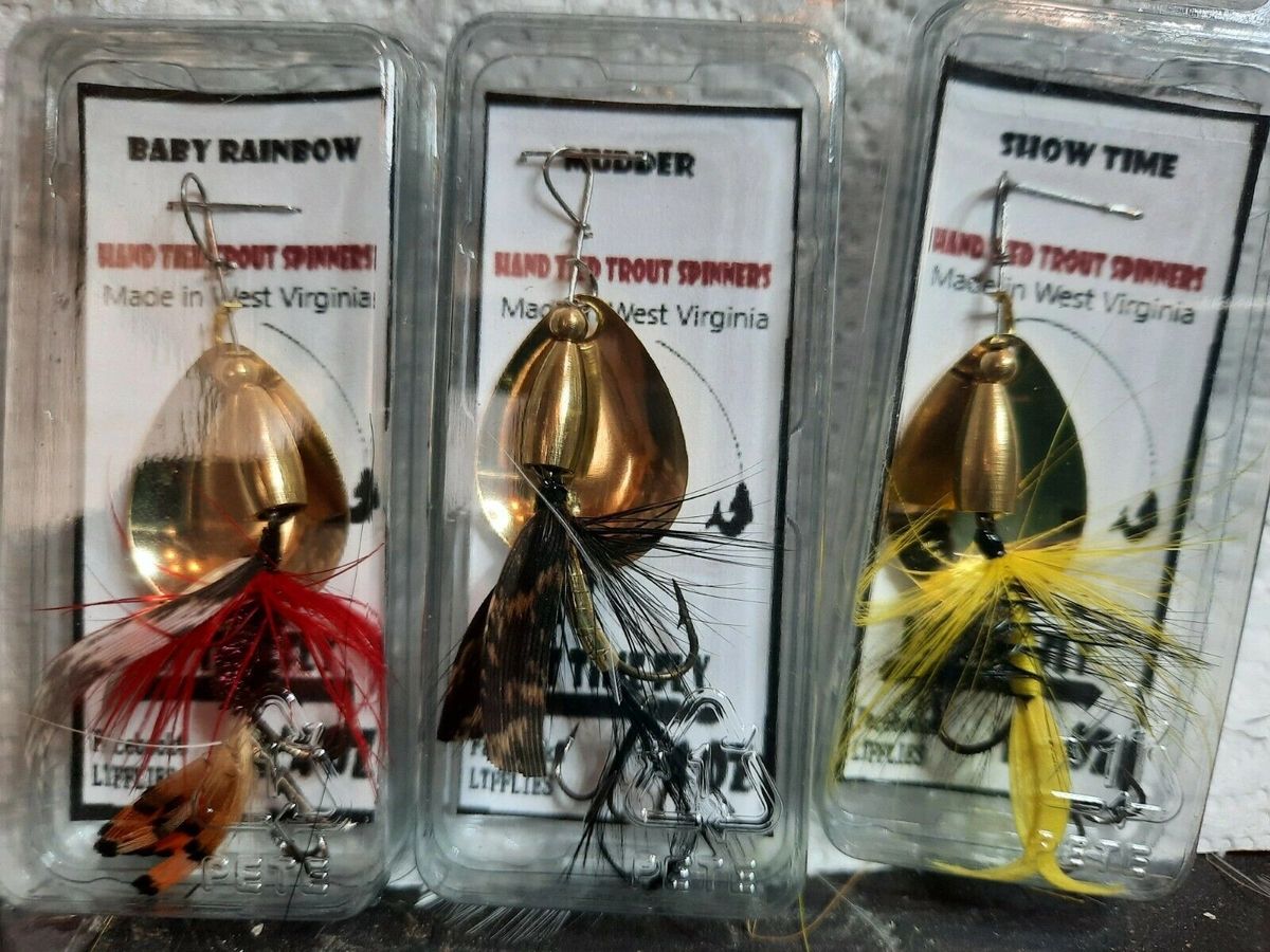 3 Trout spinners 1/4 oz inline Trout spinners LTFFLIES.COM - Walmart.com