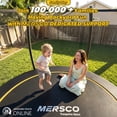 Mersco 10FT Trampoline for Kids with Ladder,Outdoor Recreational ...