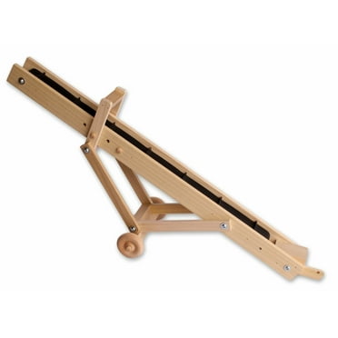 Amish-Made Wooden Toy Tractor & Hay Wagon Set with Hay Bales - Walmart.com